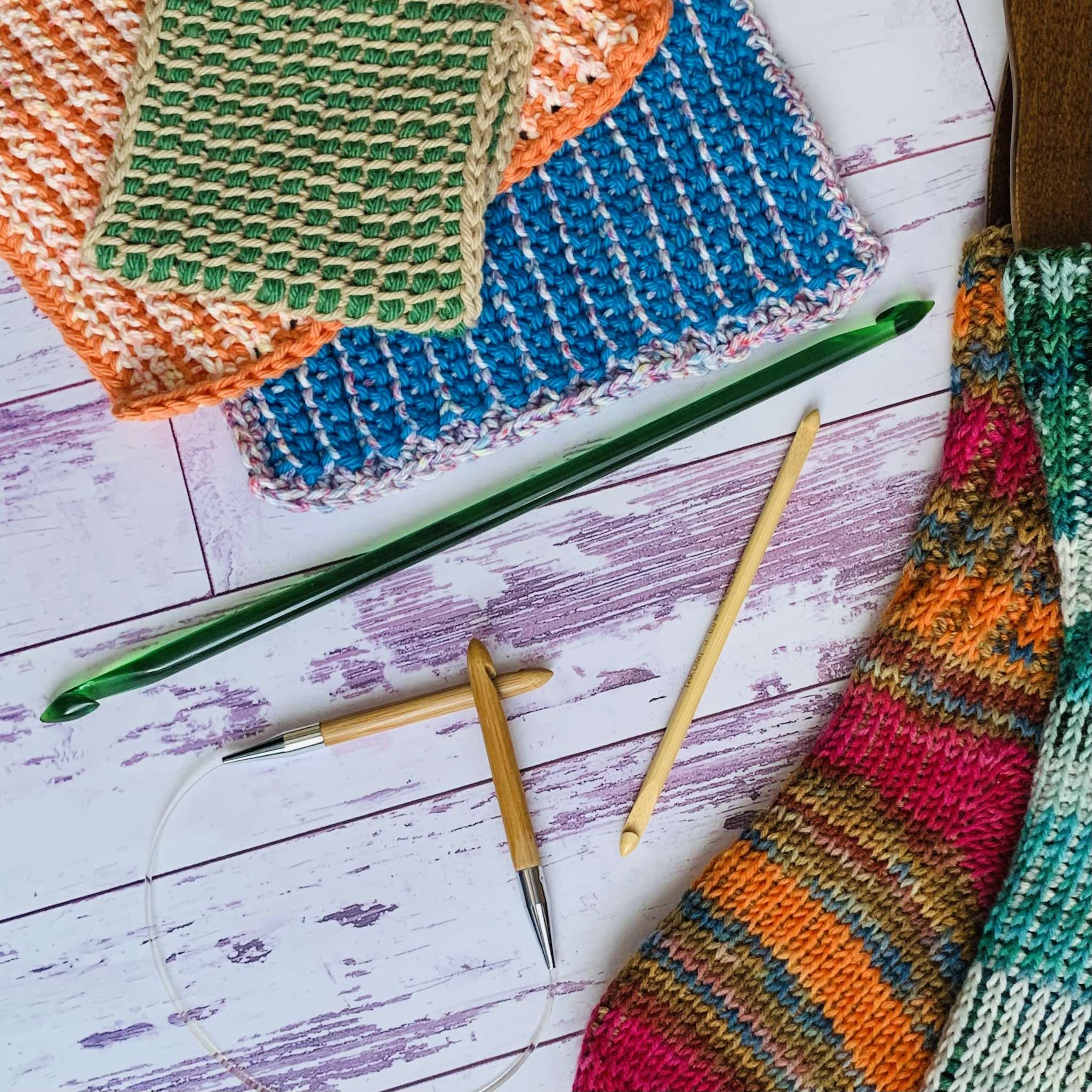 Demystifying the Tunisian double crochet with Nadine Taylor – Festival de la fibre Twist